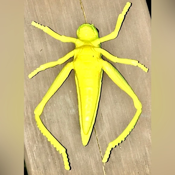 Toys | Vintage Rubber Plastic Oversize Grasshopper Creepy Crawler Toy ...